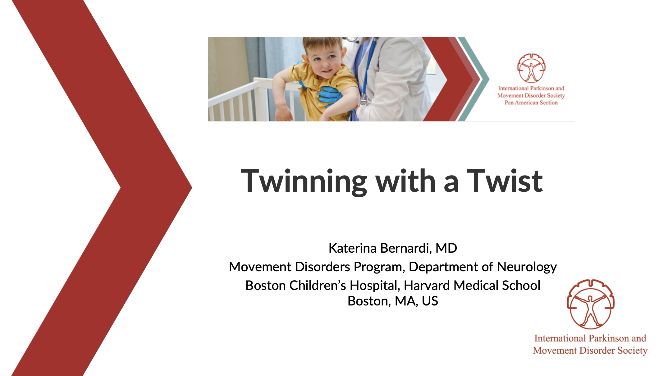 Dr. Bernardi presents a case of an ultra-rare movement disorder in ...